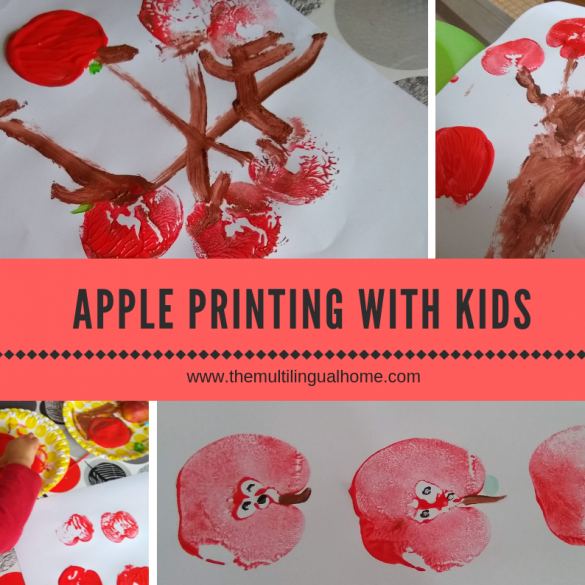How to Print Apples with Kids