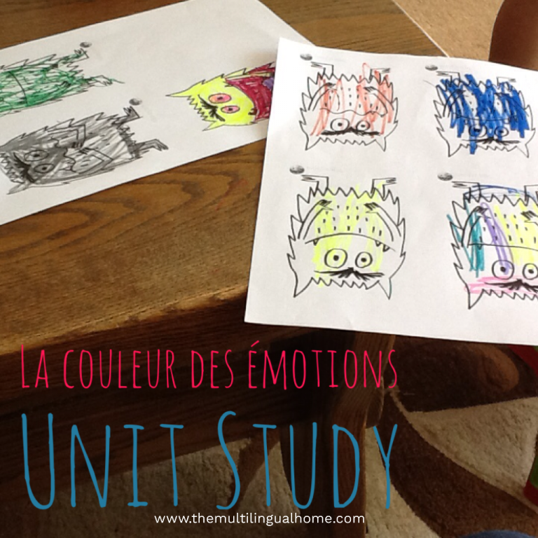 Color Unit Study in French | The Multilingual Home