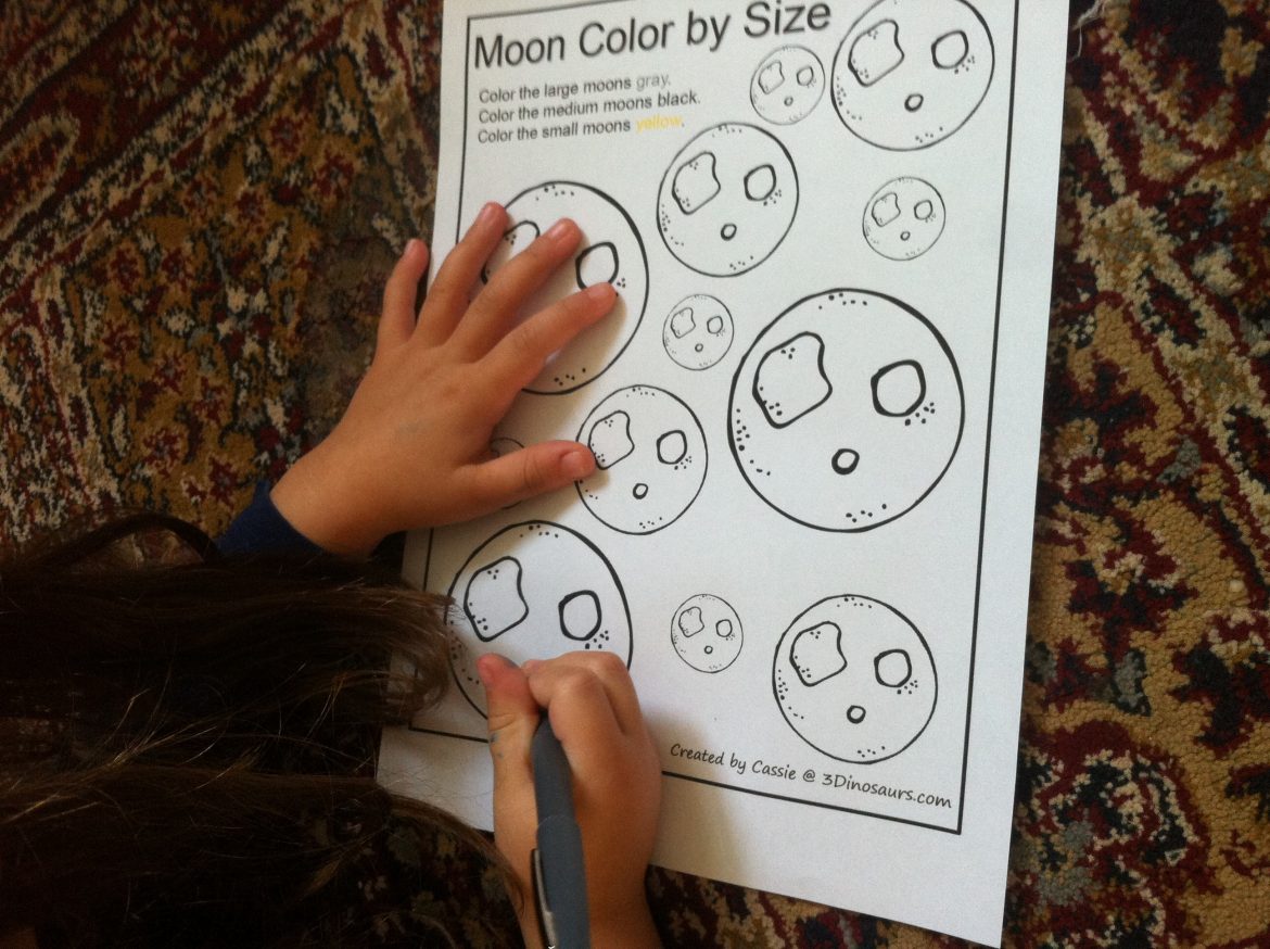 Moon Activities for Pre-K and K - The Multilingual Home